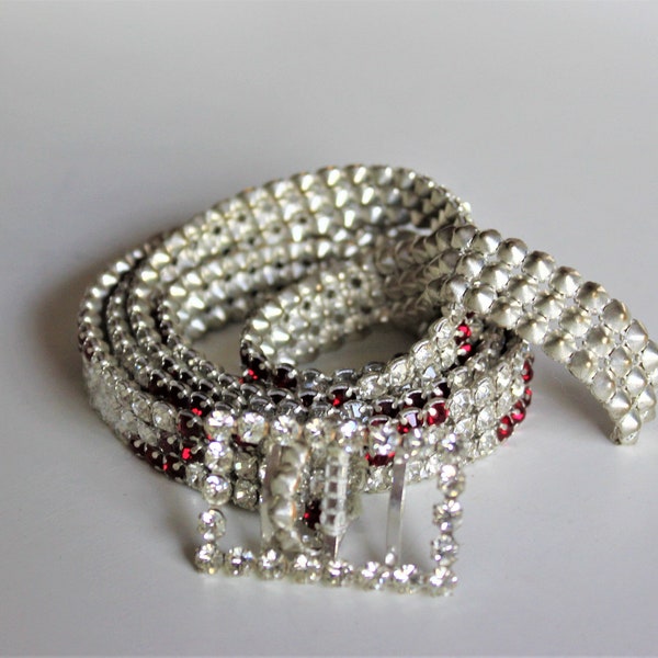 Rhinestone Belt - Etsy
