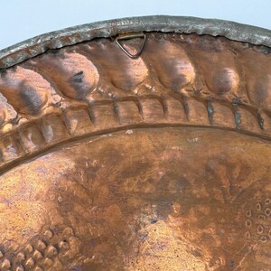 Vintage Islamic Copper Plate: Hand-etched Arabic Wall Art (20") - Etsy