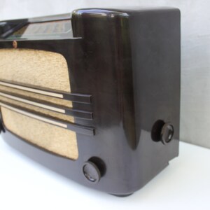 Vintage Philips Bakelite Tube Radio, 1930s Working Receiver, Mid ...