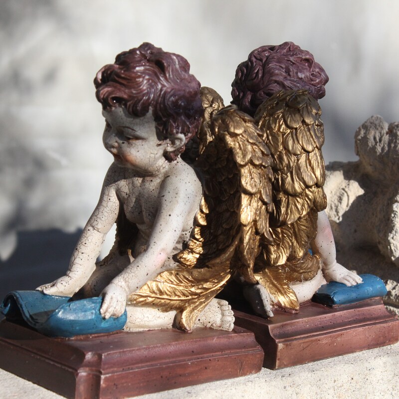 Cherub Bookends - Etsy