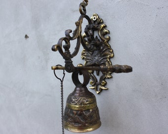 Brass Pull Chain Bell - Etsy