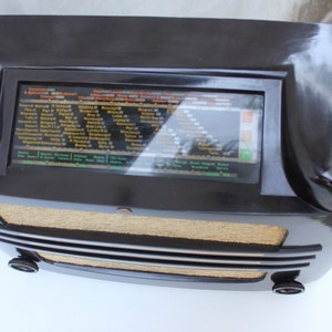 Vintage Philips Bakelite Tube Radio, 1930s Working Receiver, Mid ...