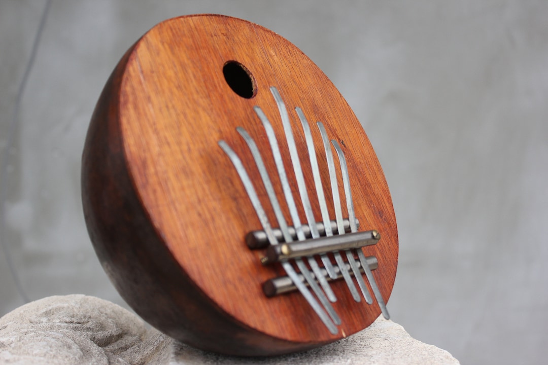 Coconut Kalimba 7 Keys, Thumb Piano, Primitive Musical Instrument - Etsy