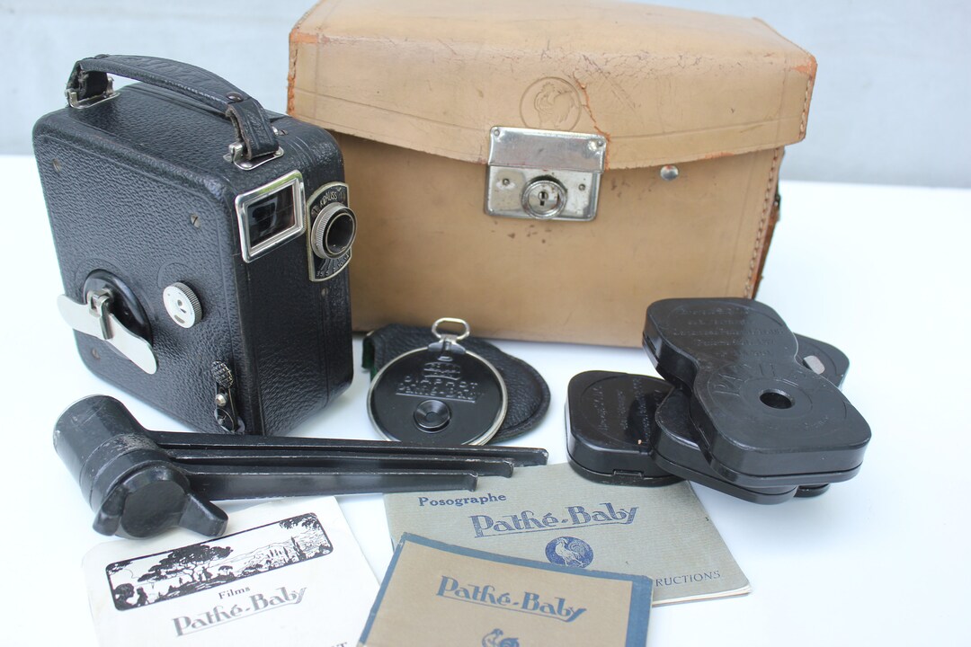 Cámara de película de trabajo Pathe Baby 9,5 mm Accesorios de conjunto ...