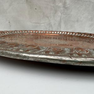 Vintage Islamic Copper Plate: Hand-etched Arabic Wall Art (20") - Etsy