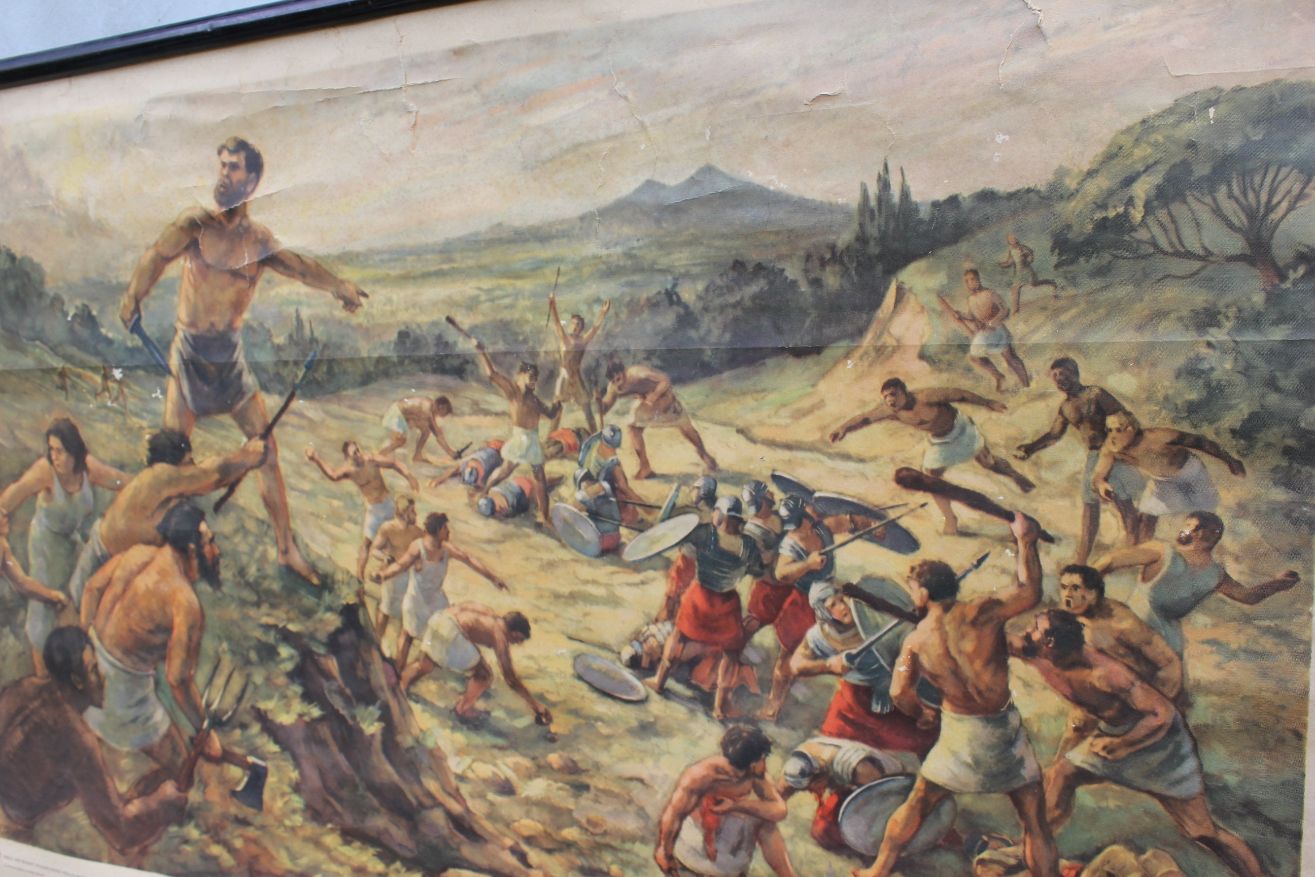 Historical School Educational Poster Uprising of Spartacus - Etsy