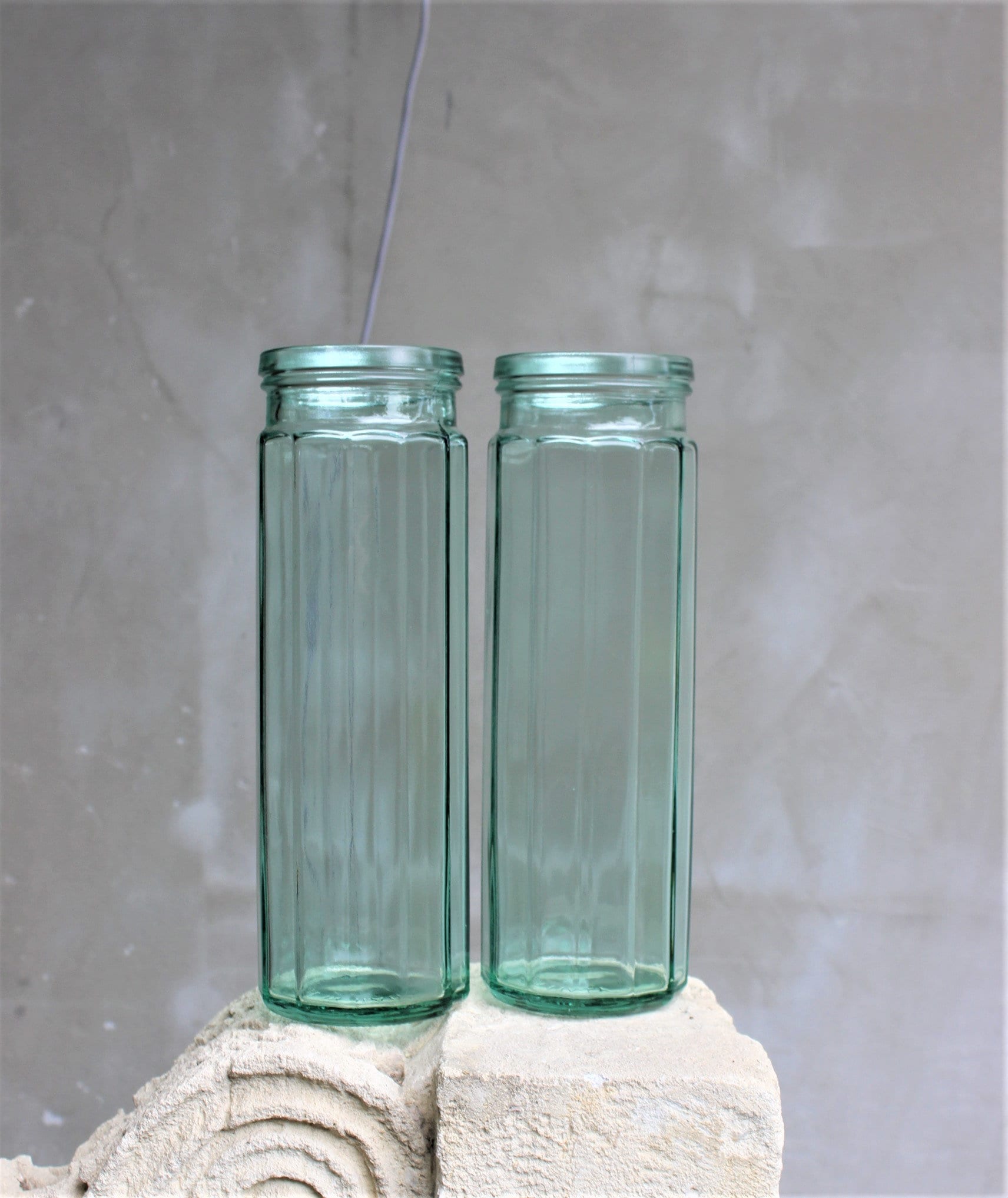 Vintage Italian Glass Jars: Wedding Table Centerpiece Decor - Etsy