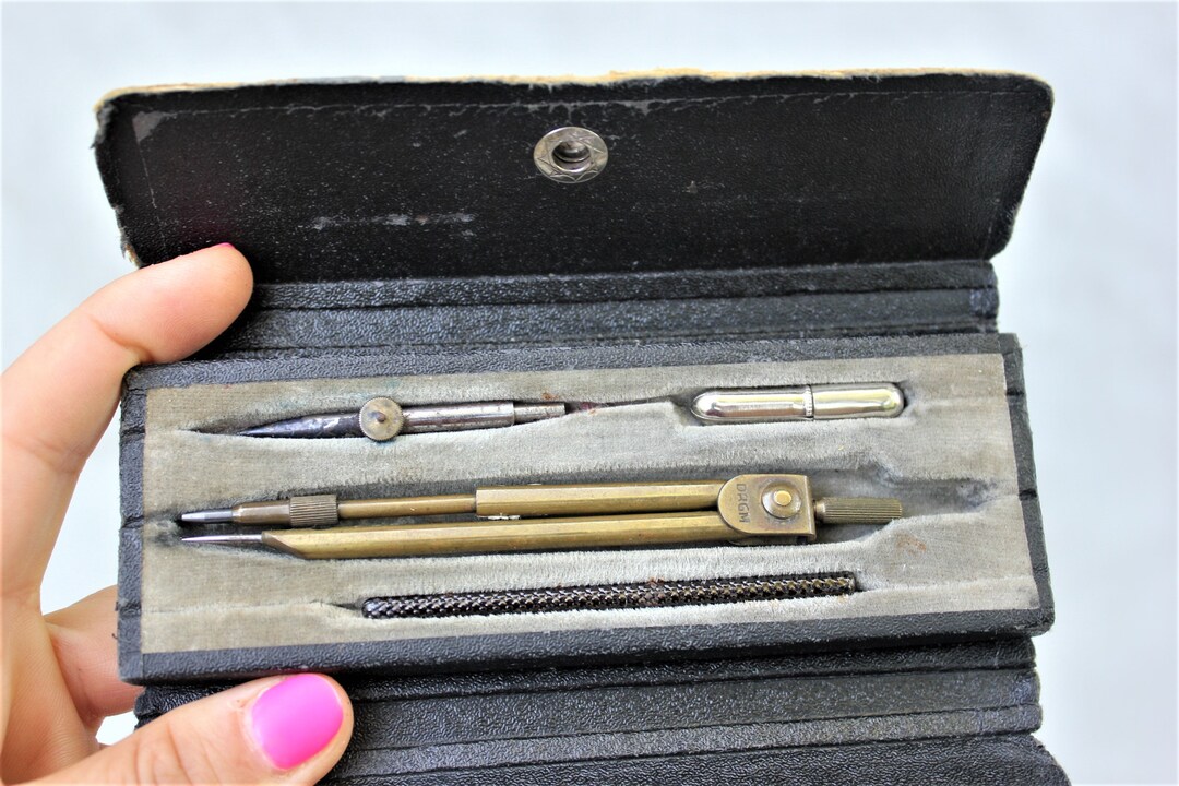 Vintage German D.R.G.M. Drafting Tools Set in Original Box - Etsy