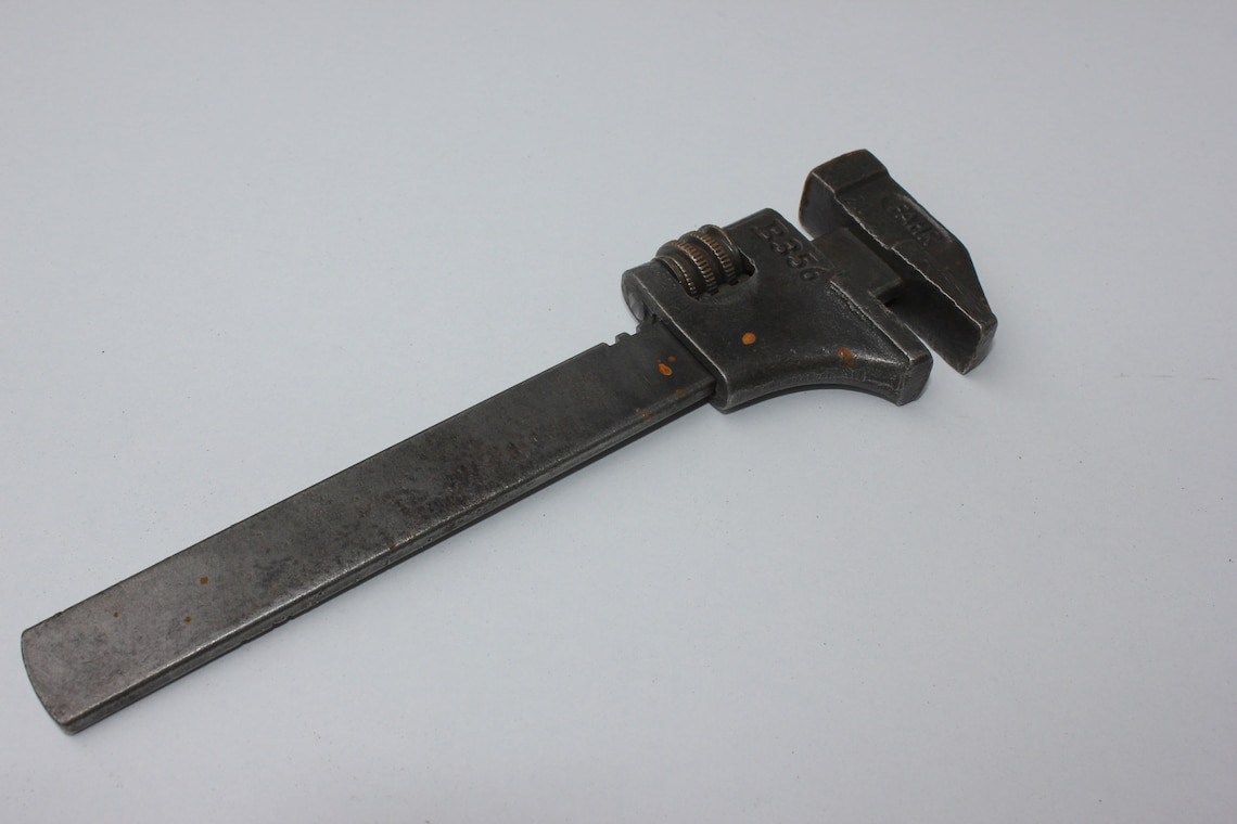 Vintage Adjustable Hammer Forged Wrench Pipe Mechanical Tool - Etsy