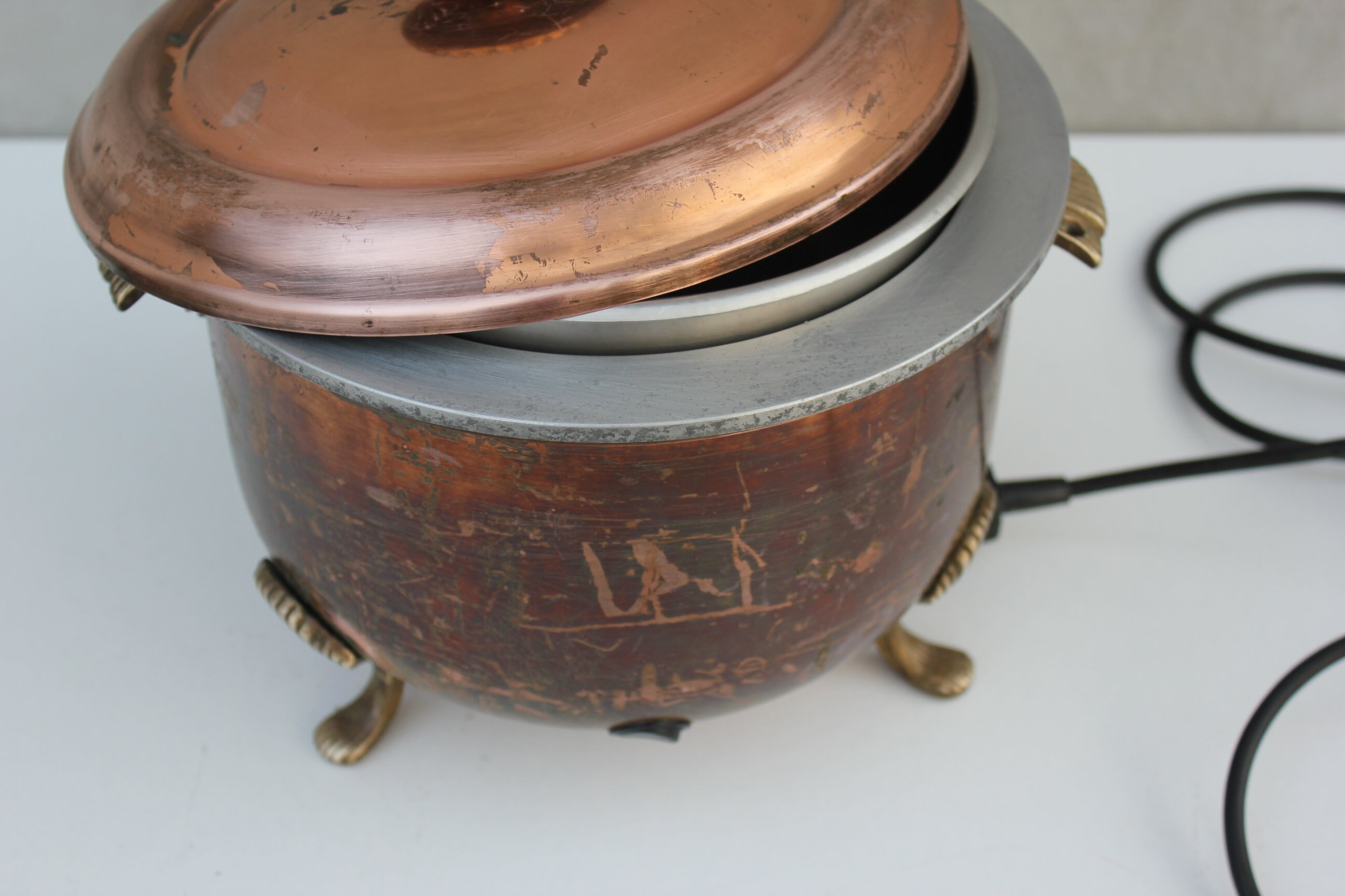 Vintage Keep Warm Pot Electric Cooker Antique cookware Made in | Etsy