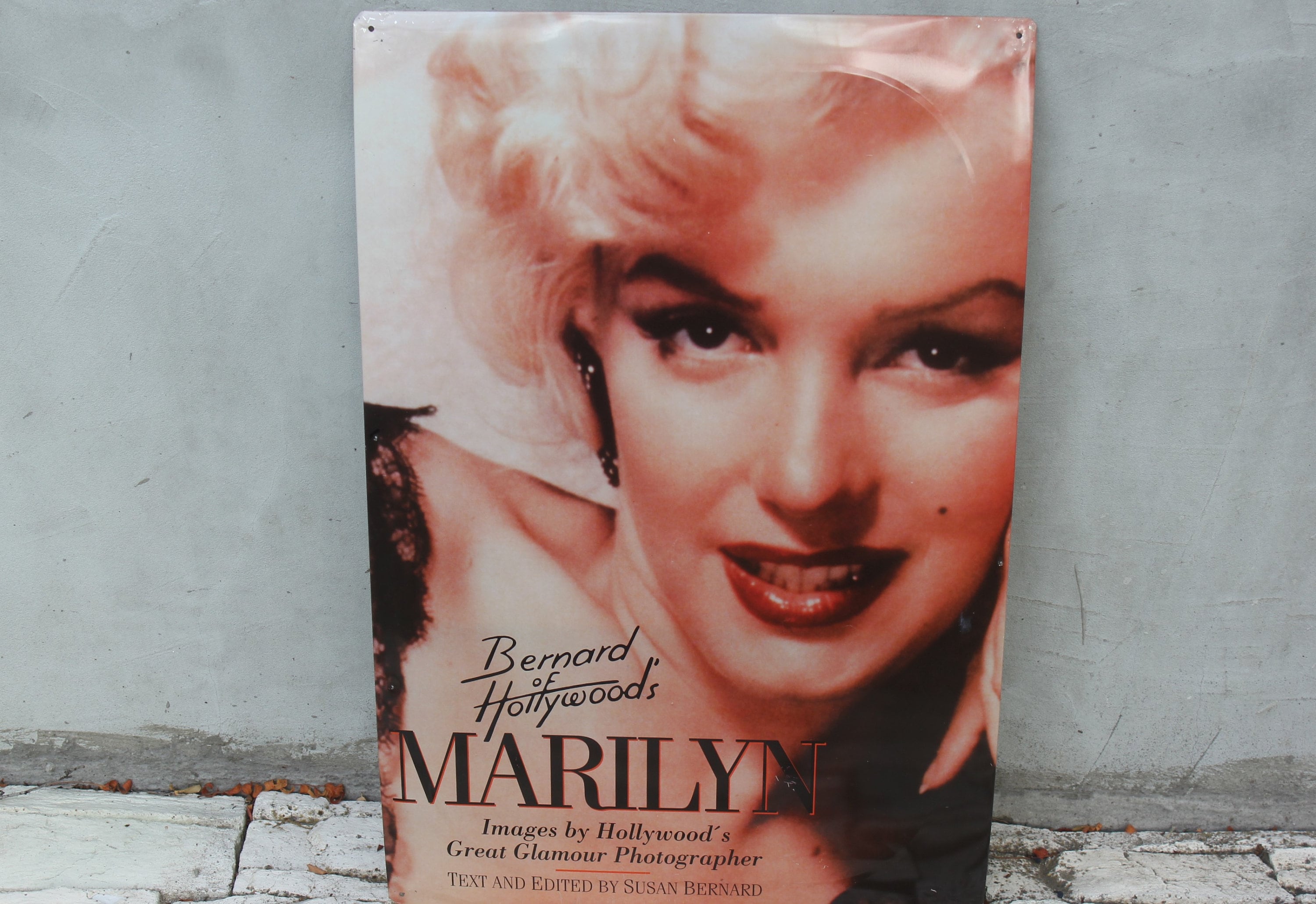 Marilyn Monroe Tin Panel Bernard of Hollywood marilyn Face - Etsy