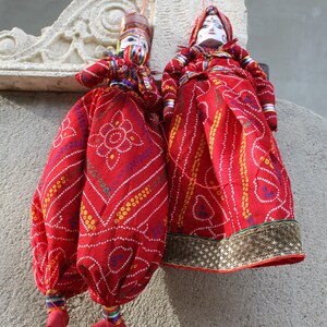 Two Vintage Rare Wooden Handcrafted Dolls Man and Woman Ottoman Tribal ...