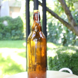A Set of Vintage Bottles With Ceramic Caps Beer Bottles Rustic ...
