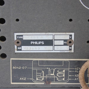 Vintage Philips Bakelite Tube Radio, 1930s Working Receiver, Mid ...