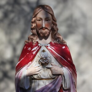 Sacred Heard of Jesus Resin Figurine Jesus Christ Statue, Catholic ...