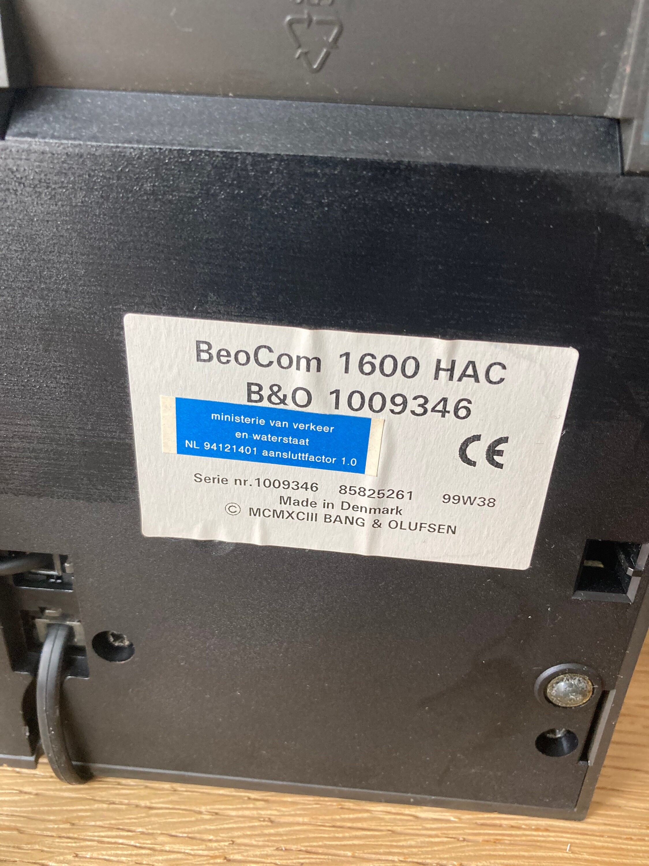 Lebber Vintage Beocom 1600 Hac Bang En Olufsen - Etsy