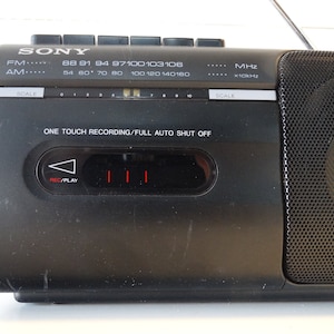 Lebber Vintage® - Sony CFM-10 AM/FM Radio Cassettekabel - Boombox. - Etsy