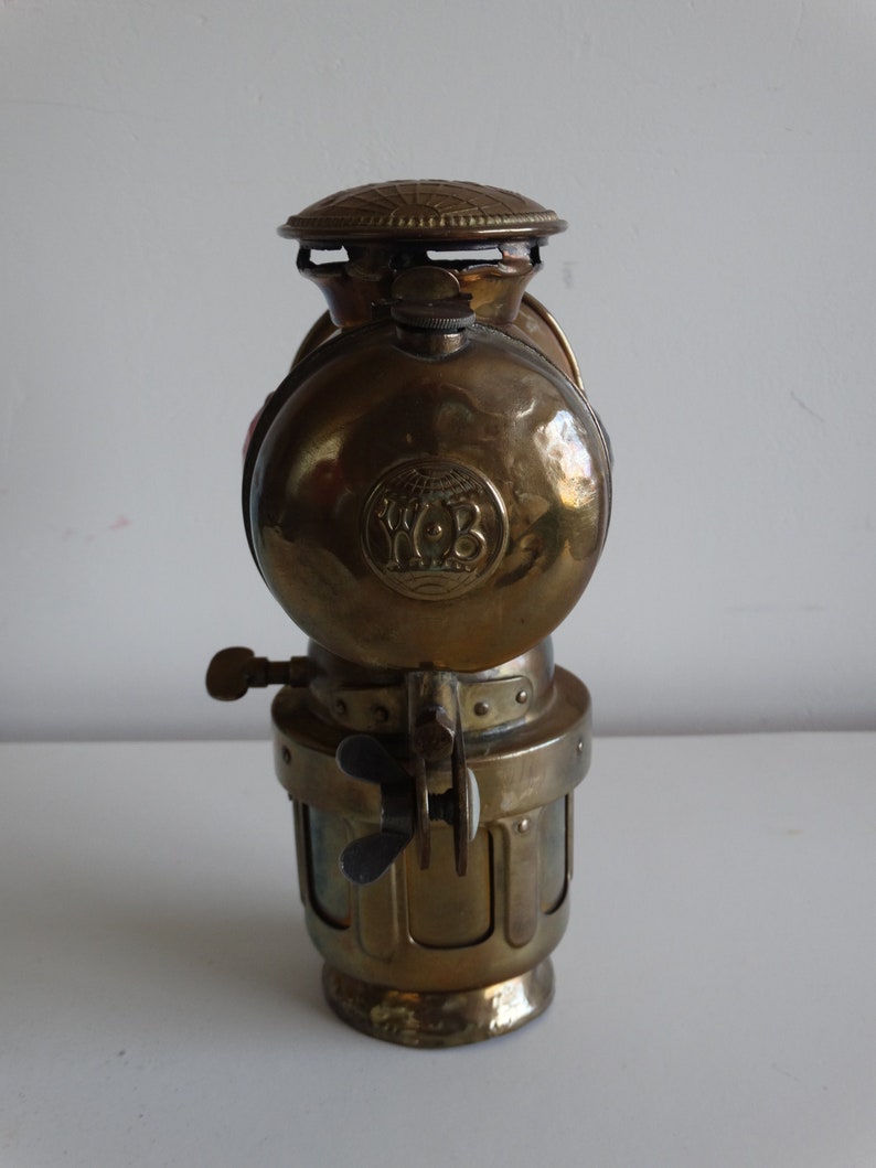 Lebber Vintage® - Antique Carbid Bicycle Lamp, Dutch-belgium, Brass ...