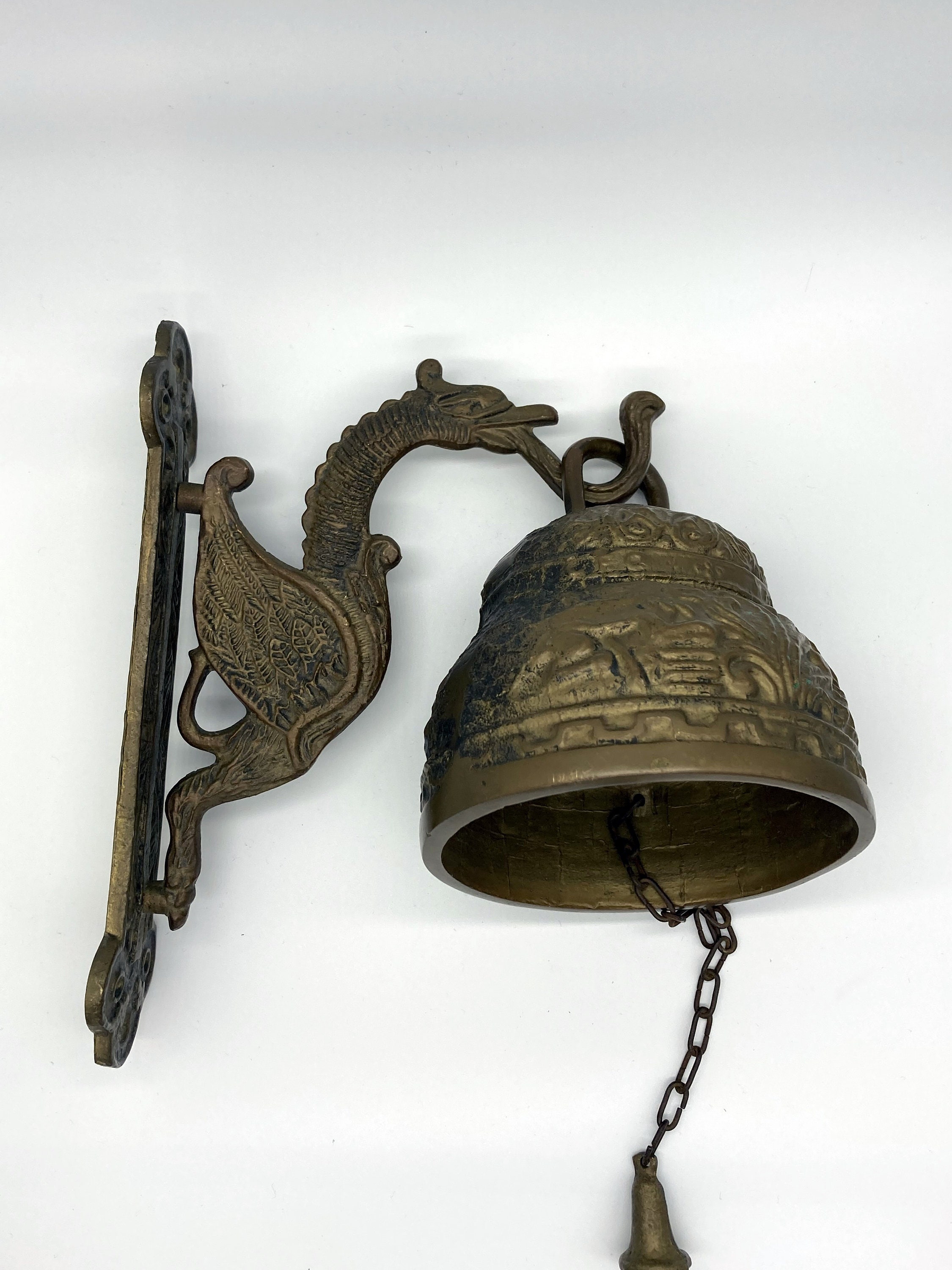 Antique Bronze bell. from before 1900. Unique find.