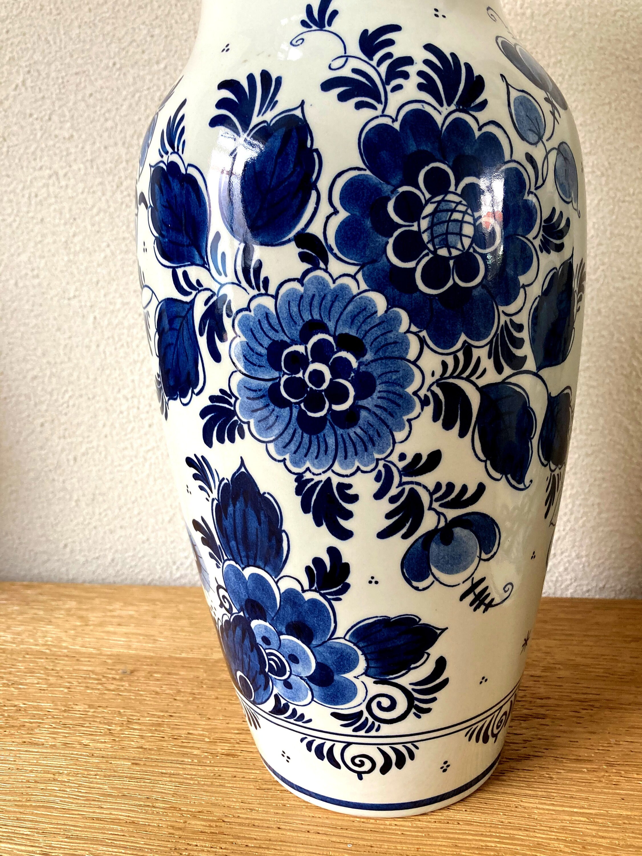 Lebber vintage® - Delft blue Royal Goedewagen Vintage vase XXL.