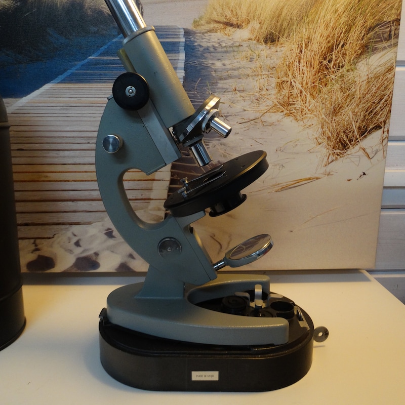 Vintage Microscope - Etsy