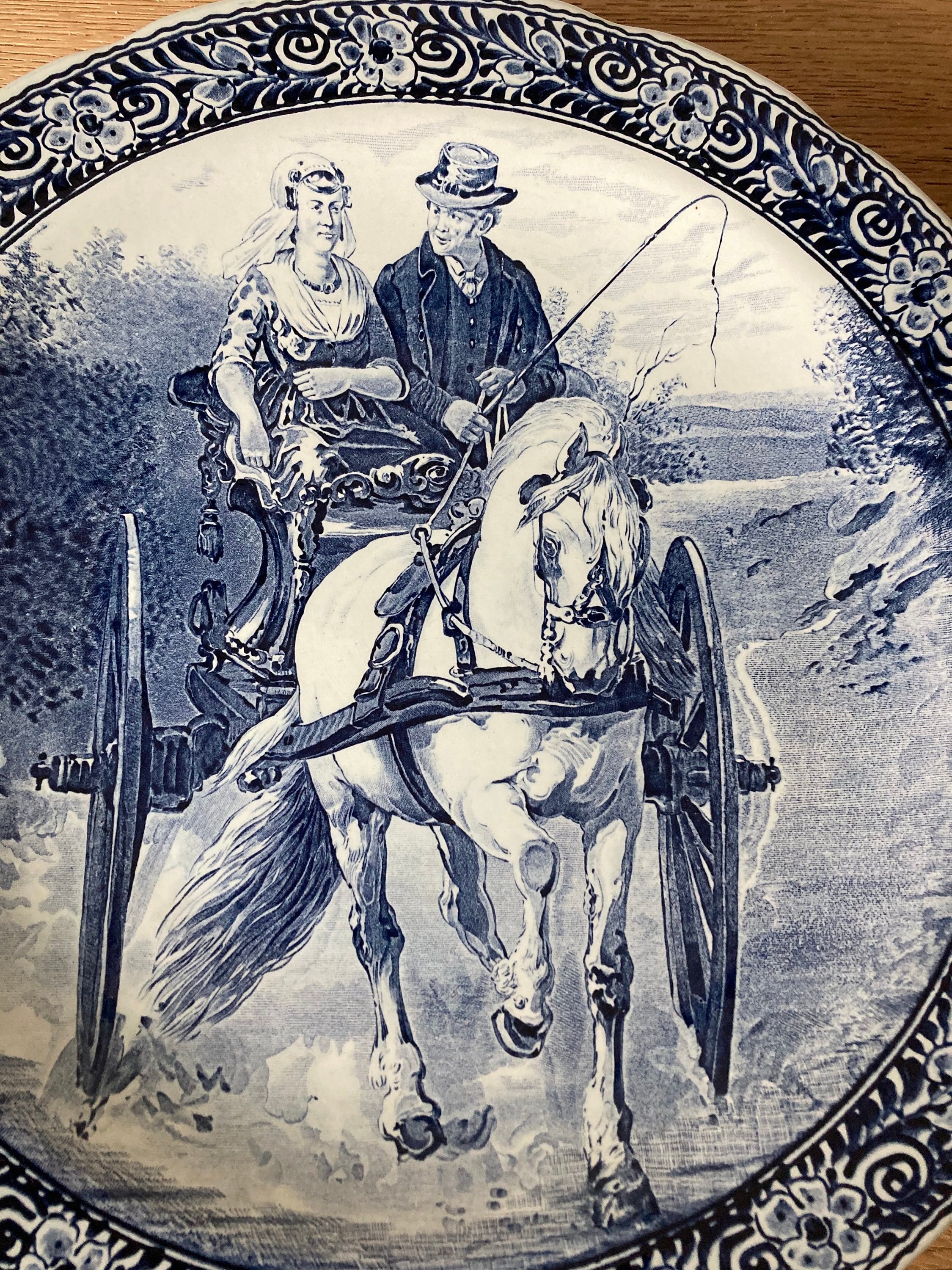 Big delft blue sign!