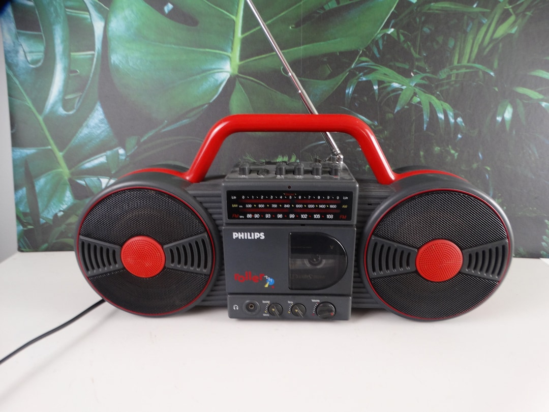 Lebber Vintage® - Philips - Design Boombox Radio Roller D8007 - 1986 ...