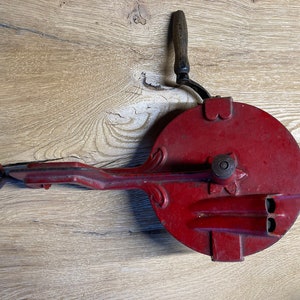 Lebber Vintage® Tough Industrial Bean Cutter Red Antique - Etsy