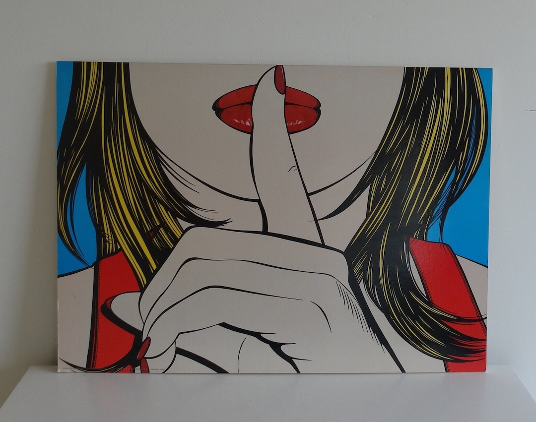 Lebber Vintage® Vintage Sssshhh by Deborah Azzopardi for Ikea Art Print ...