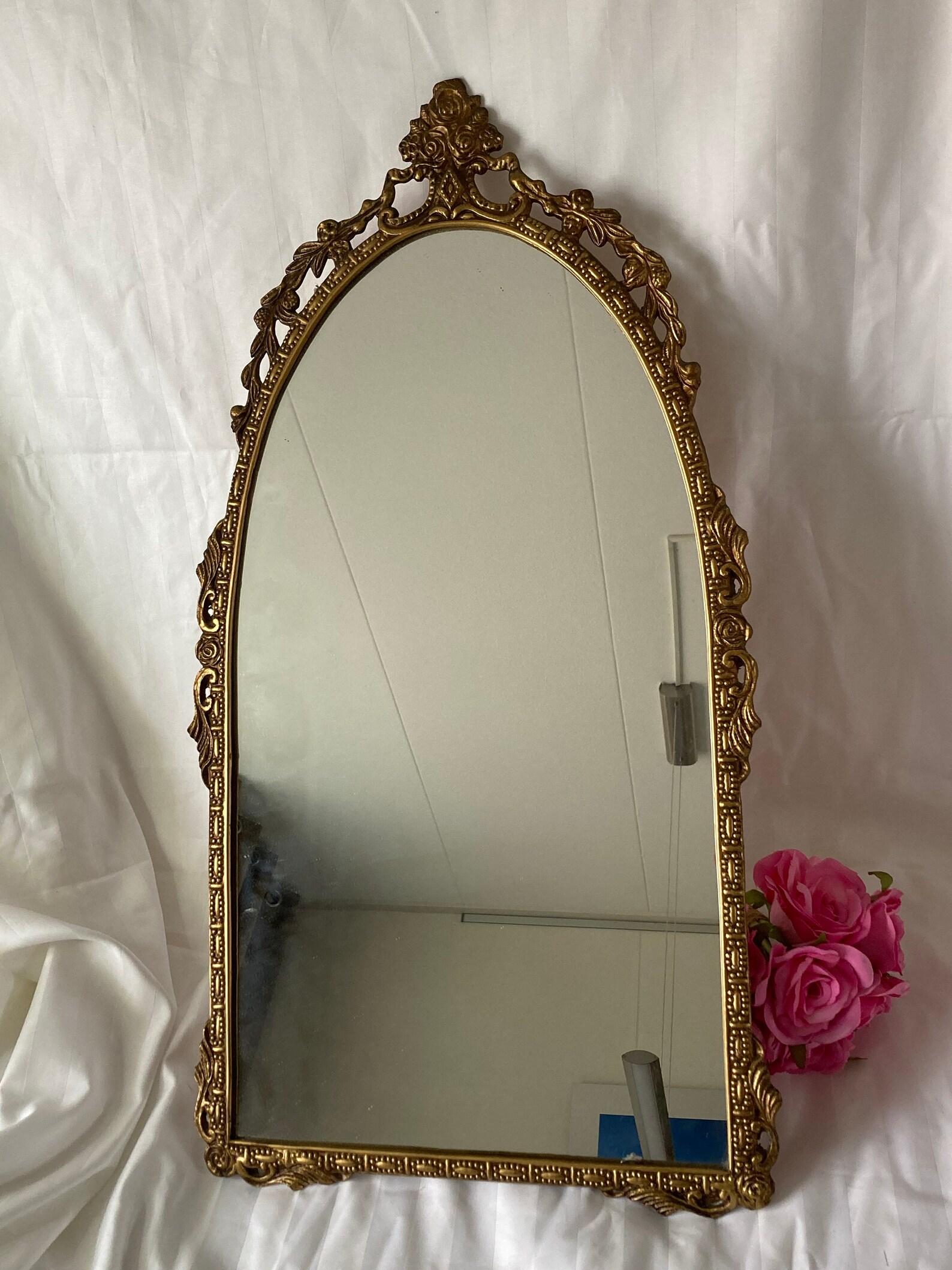Antique Cast Iron Mirror Midcentury. - Etsy