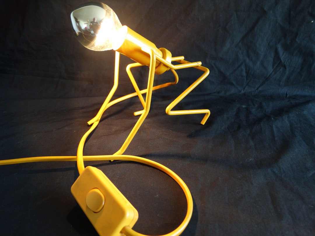 Lebber Vintage® - Sixties Table Lamp, Design Lamp, Yellow! - Etsy
