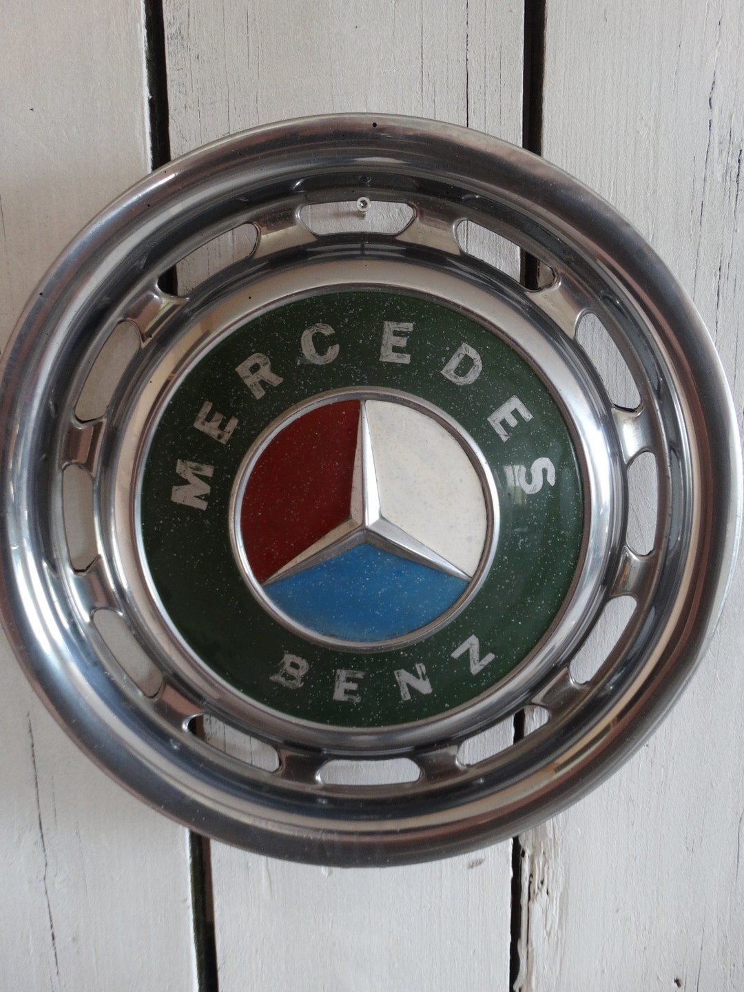 Lebber Vintage® Original Mercedes-benz Metal Hubcap, Seventies. - Etsy
