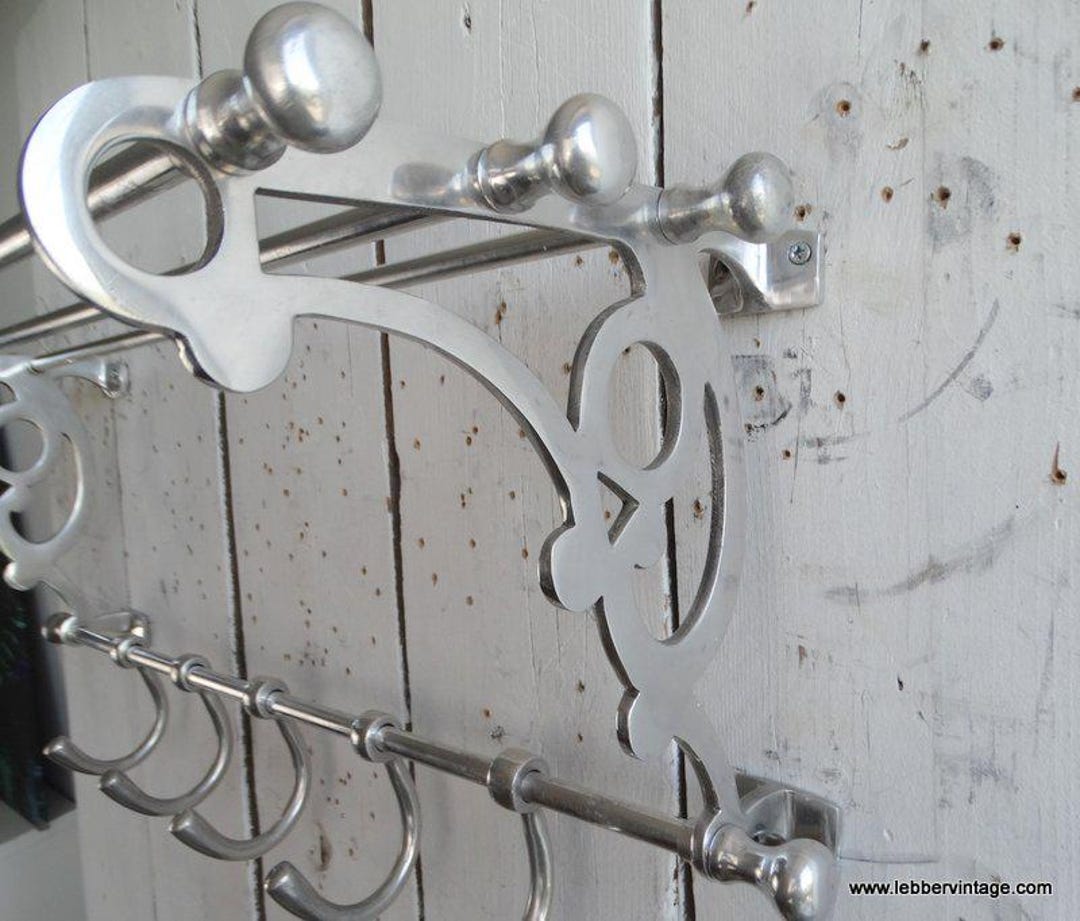 Lebber Vintage® - Beautiful Wagon Coat Rack Made of Polished Aluminum ...