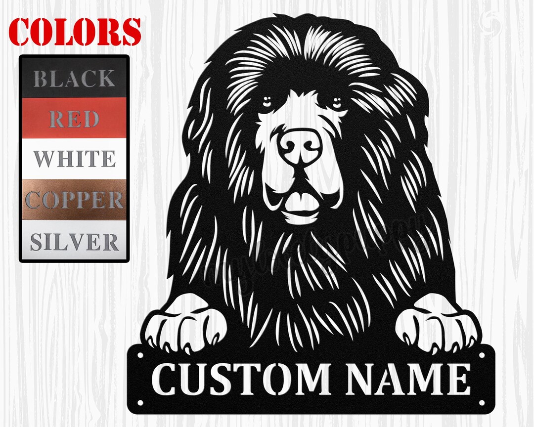 Personalized Newfoundland Metal Sign Gift for Him or Her, Custom Metal ...