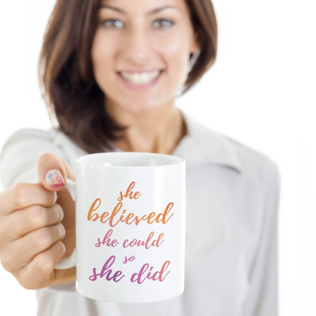 Positive Affirmation Mug, Good Vibes Only Coffee Mug for Family ...
