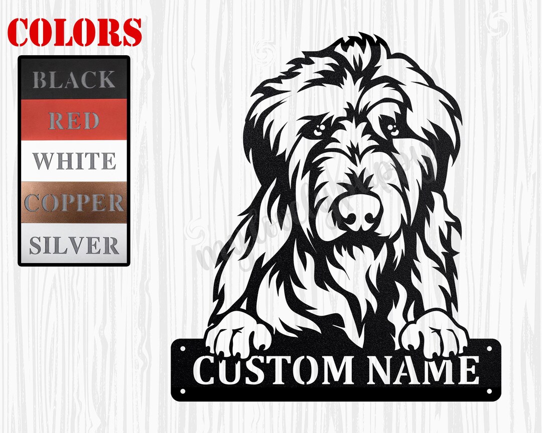 Personalized Irish Wolfhound Metal Sign Gift for Him or Her, Wolfhound ...
