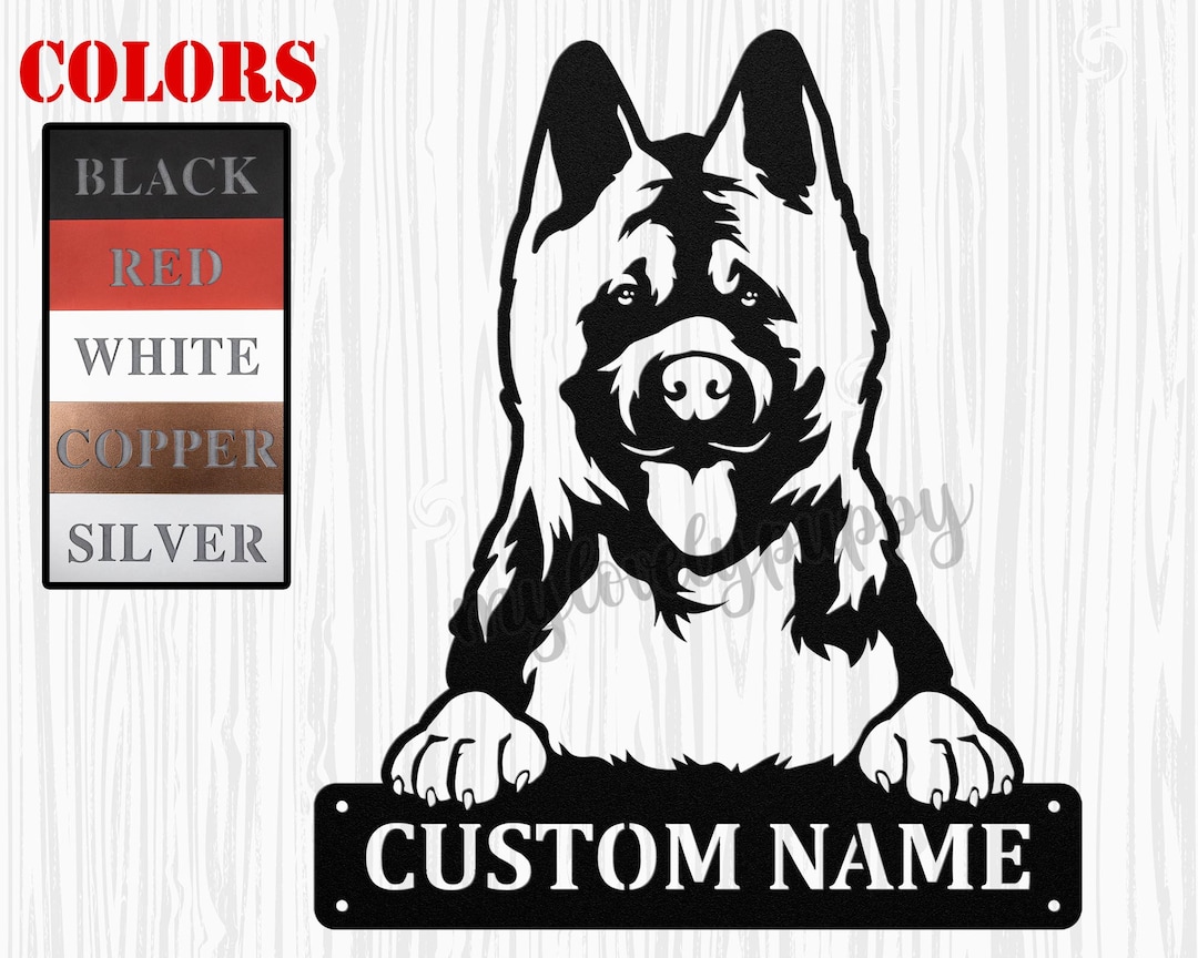 Personalized American Akita Metal Sign Gift for Him or Her, Custom ...