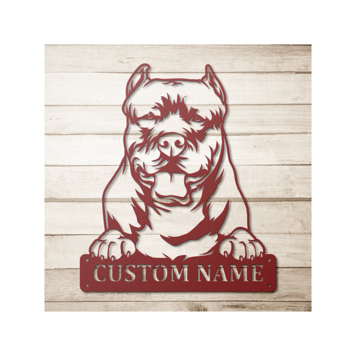 Personalized American Bully Metal Sign Gift for Him or Her - Etsy