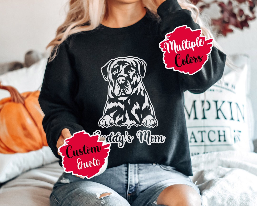 Personalized Presa Canario Dog Sweatshirt, Presa Canario Mom or Dad ...