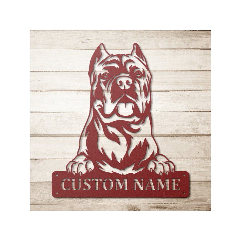 Personalized Cane Corso Metal Sign Gift for Him or Her Custom - Etsy