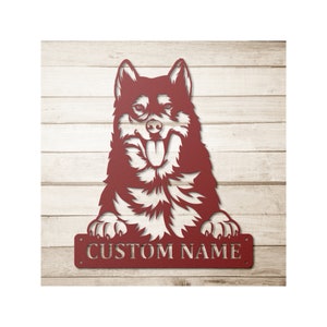 Personalized Siberian Husky Metal Sign Gift for Him or Her, Custom ...