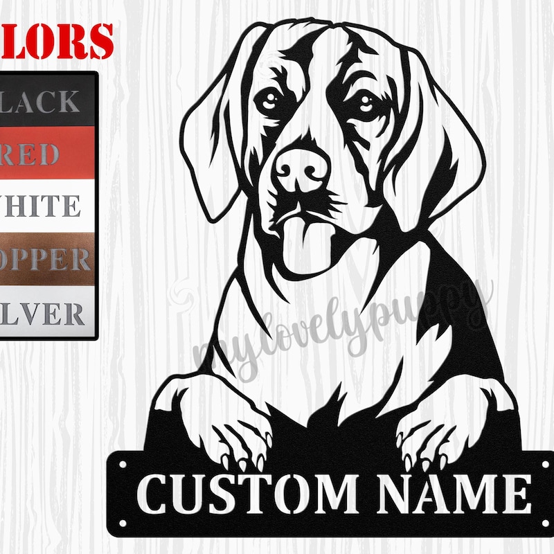 Beagle Metal Art - Etsy