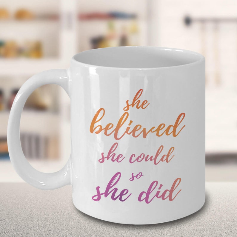 Positive Affirmation Mug, Good Vibes Only Coffee Mug for Family ...