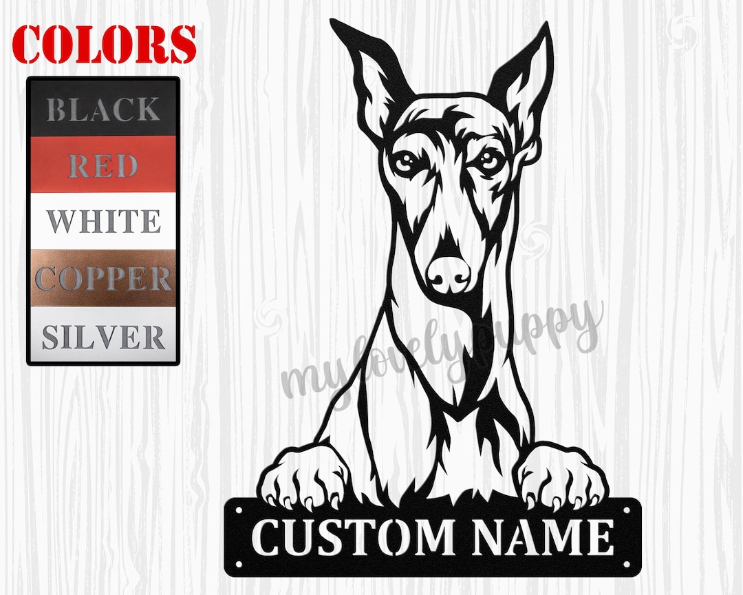Personalized Whippet Metal Sign Gift for Him or Her, Custom Metal Name ...