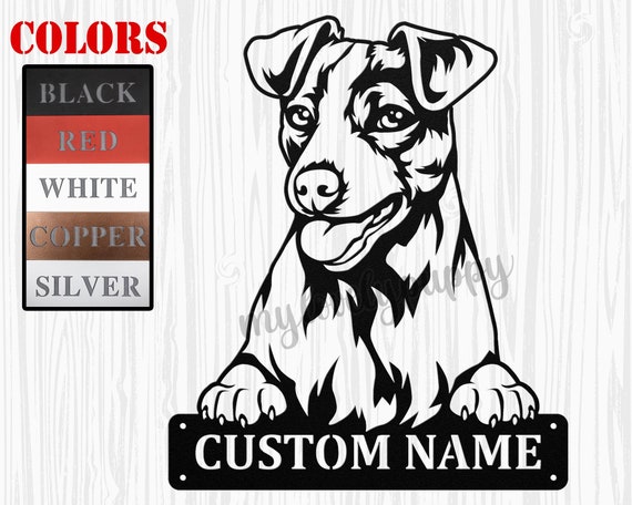 Personalized Jack Russell Metal Sign Gift for Him or Her | Etsy