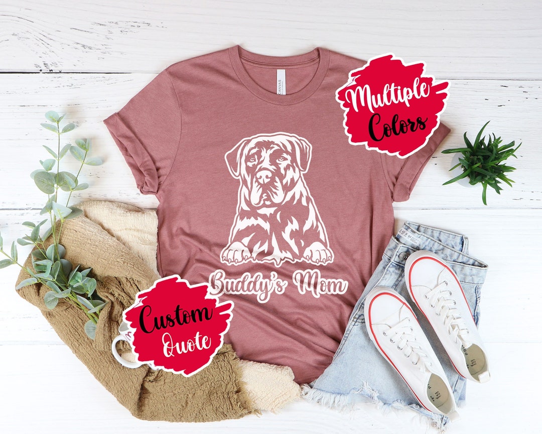 Personalized Presa Canario Dog Shirt, Presa Canario Mom or Dad Tee, Dog ...