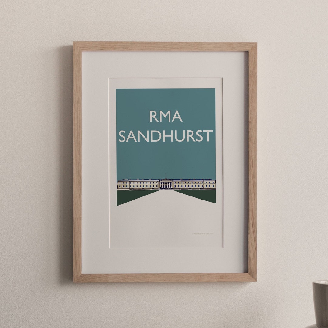 RMA Sandhurst A3 Poster Print BLUE (not Framed) - Etsy UK