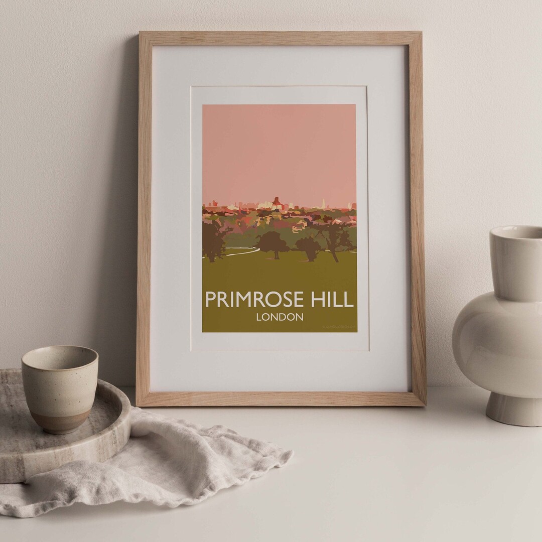 Primrose Hill London NW3 England UK A4 Travel Poster Print (not Framed ...