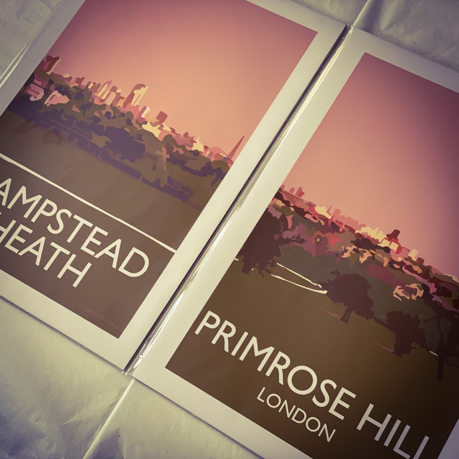 Primrose Hill London NW3 England UK A4 Travel Poster Print | Etsy UK