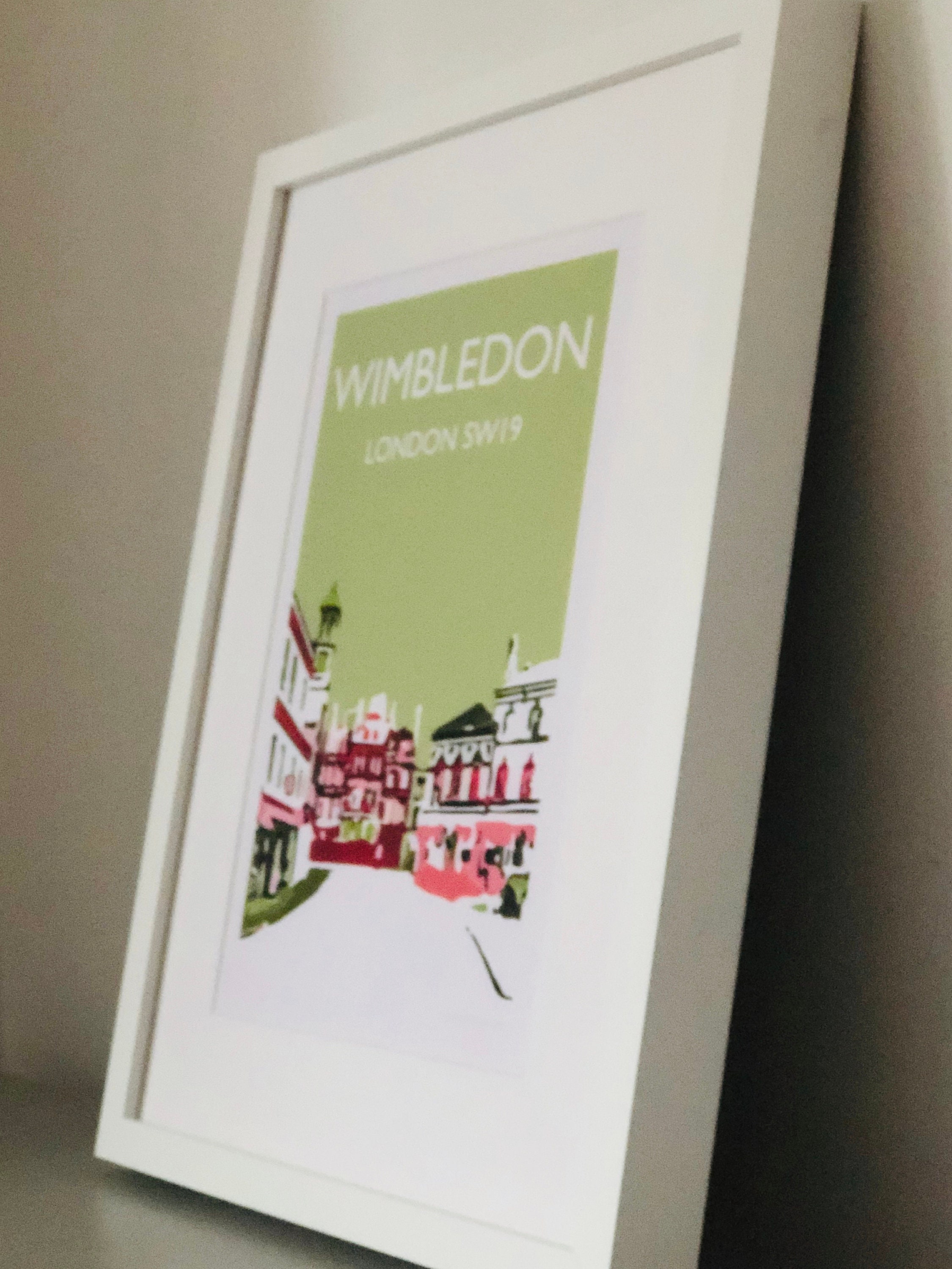 Wimbledon Village London UK SW19 Green A3 Travel Poster Print - Etsy UK